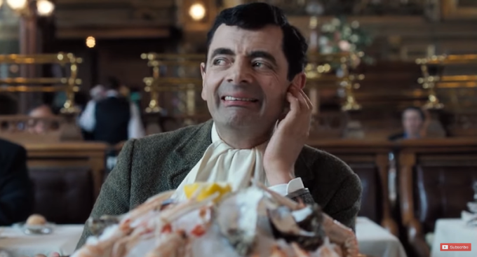 Mr.Bean Eating in Paris