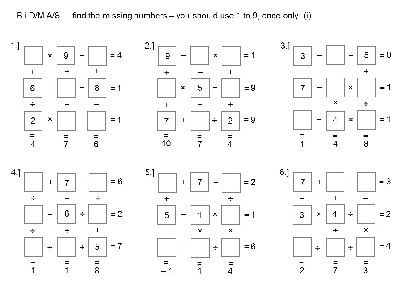 MEDIAN Don Steward mathematics teaching: order of calculating