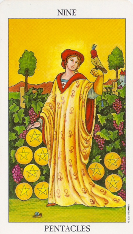 9 of Pentacles. Financial independence and superiority. | Kundalini Surge