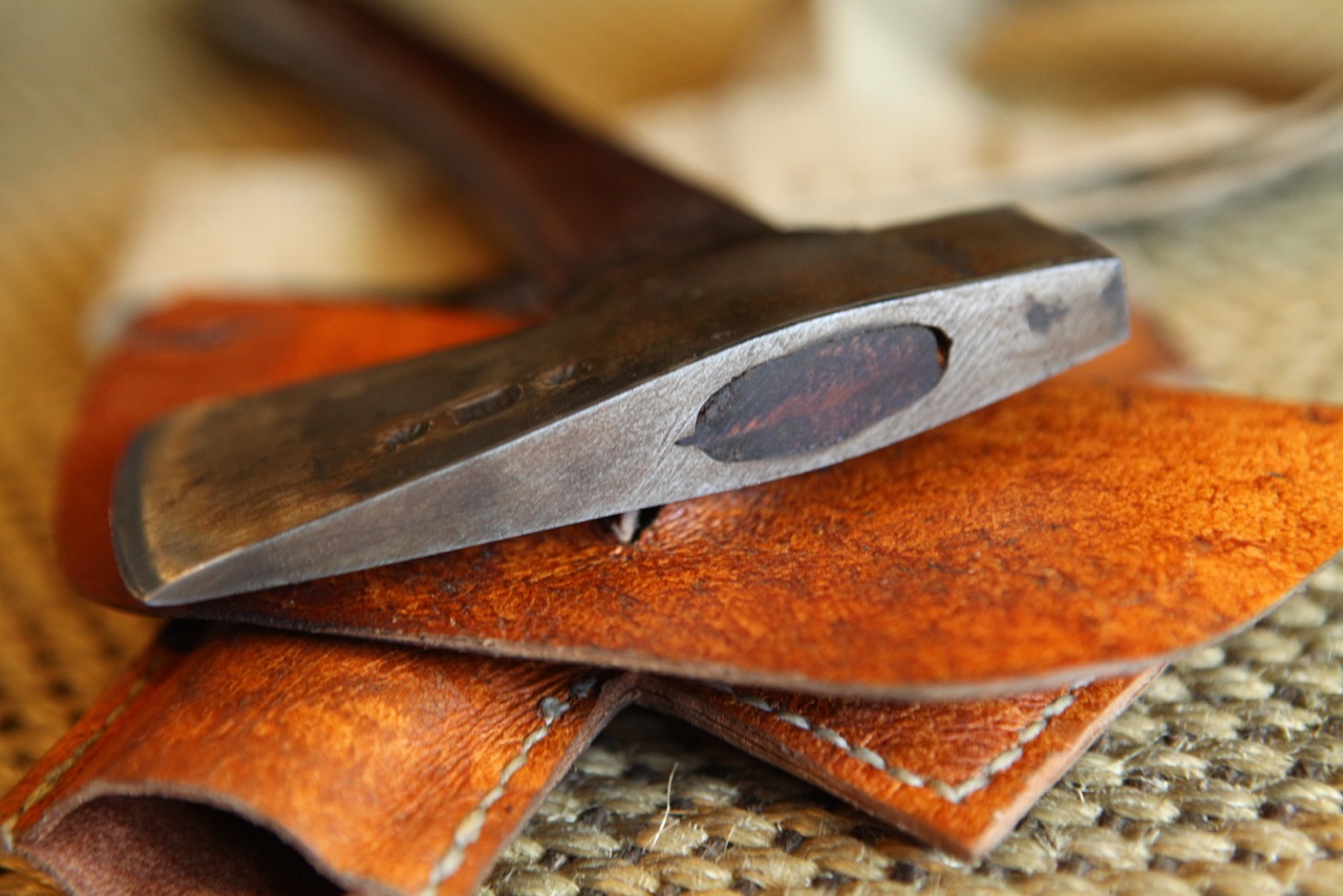Contemporary Makers: Belt Axe by Nathan Allen with Holder by Manfred ...