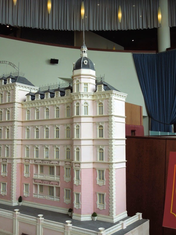 The Grand Budapest Hotel original model on display... - domesticjenni