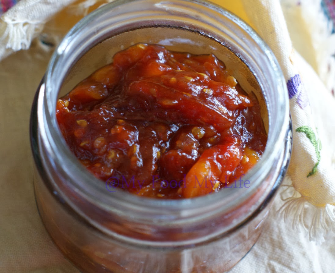 My Food My Life : Tomato Chili Jelly - Totally yummy!