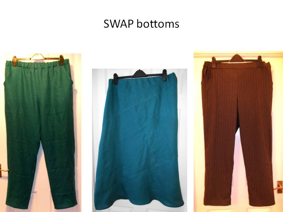 Sew Ruthie Style: SWAP thoughts - another try at balancing the pieces