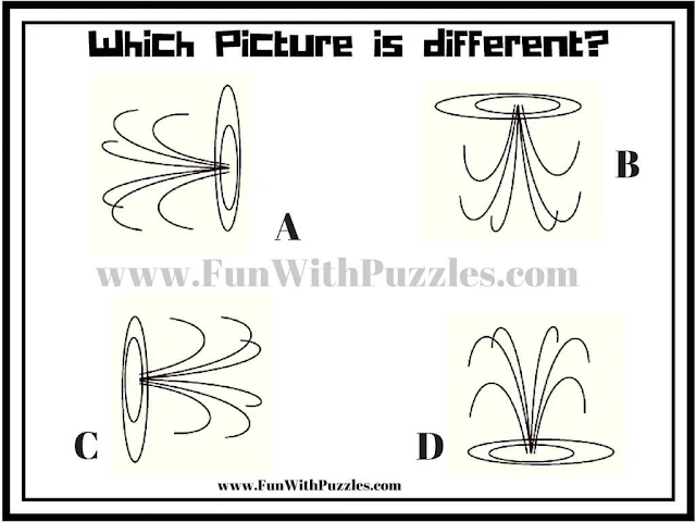 Visual Challenge: Spot the Odd One Out Picture Puzzle