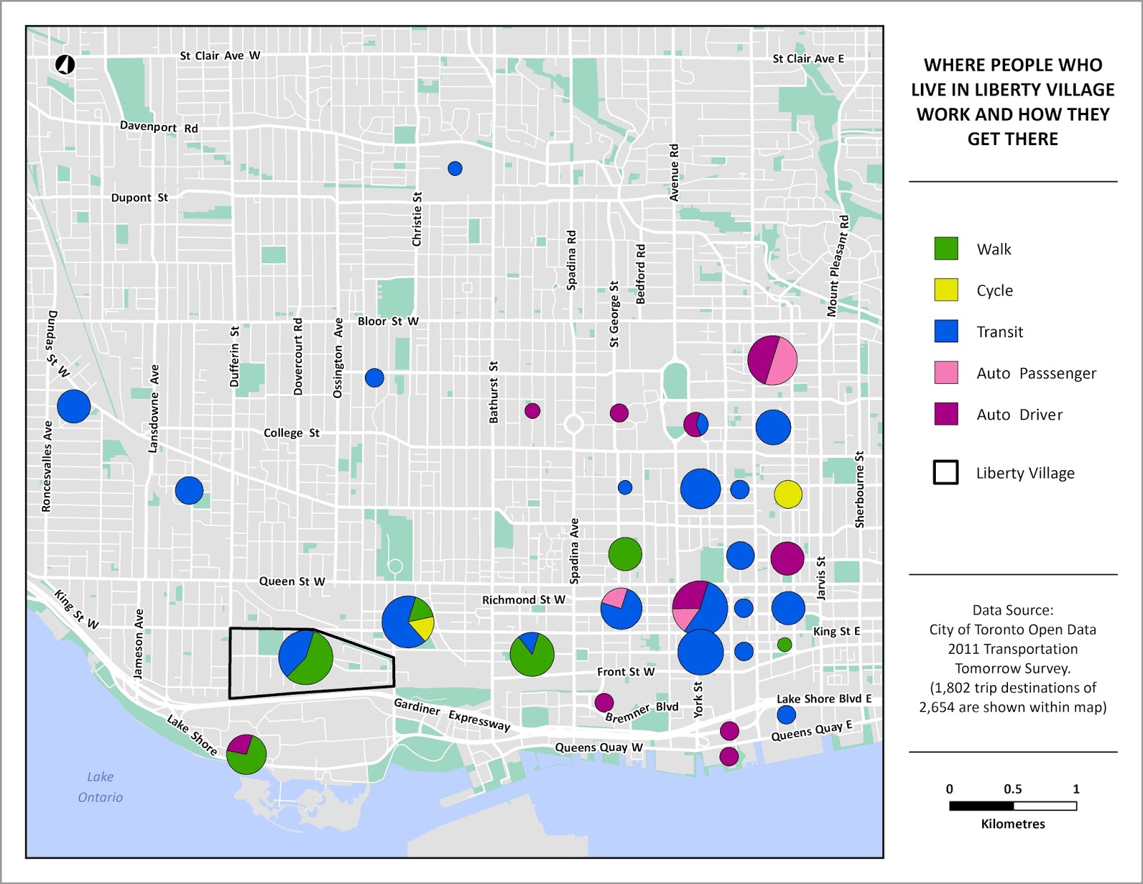 Healthy City Maps: Transportation Options for Liberty Village