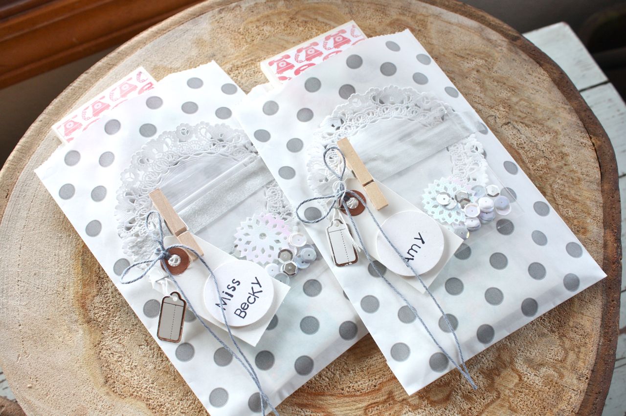Mish Mash: Boutique Item...Gray Polka Dot Gift Packaging