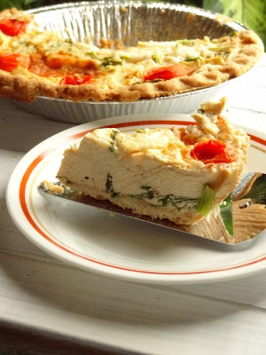 Savory tofu pie