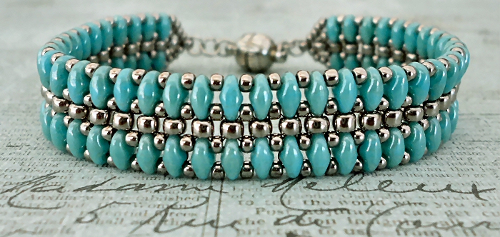 Linda's Crafty Inspirations: Mystery SuperDuo Bracelet Set - Turquoise ...