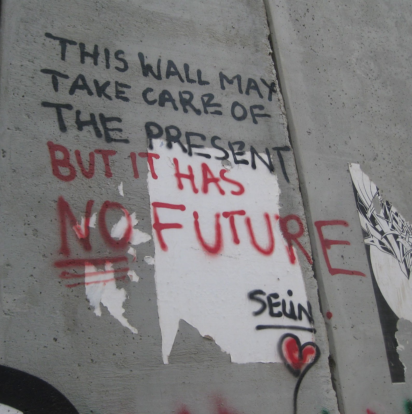Embracing The Gray: The Writing is on the Wall: Messages from Palestine