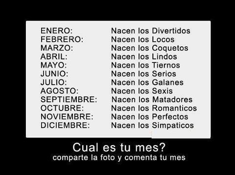 En Que Mes Naciste ? - Divertite OK
