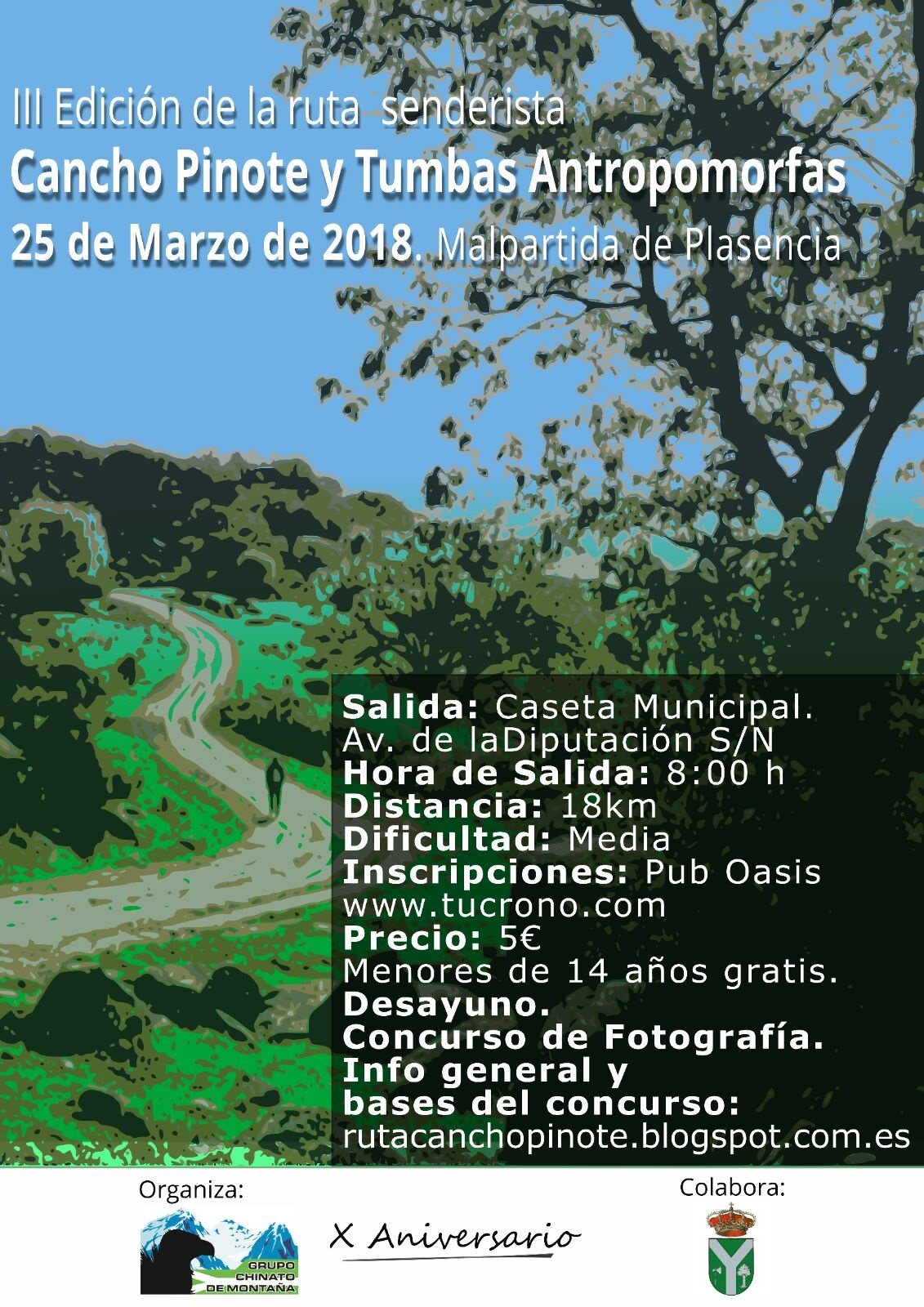 RUTA CANCHO PINOTE Y TUMBAS ANTROPOMORFAS: marzo 2016