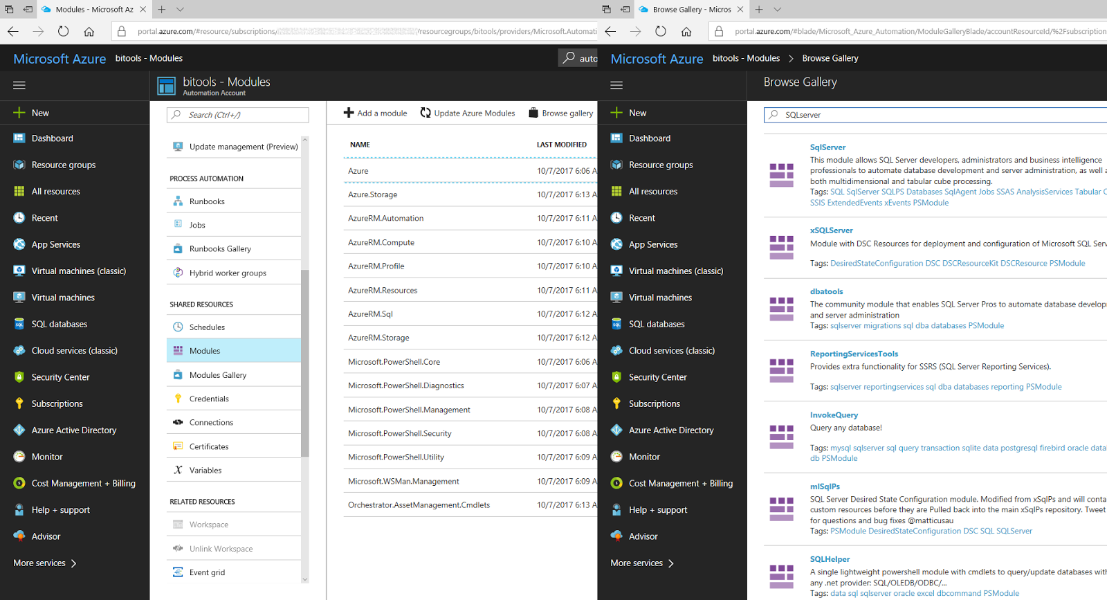 Microsoft BI Tools: Schedule Process Azure Analysis Services database