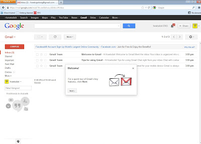 how to do it : how to create new email ID step by step with snapshot