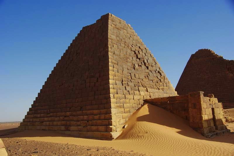 Pyramids of Nubia in North Sudan