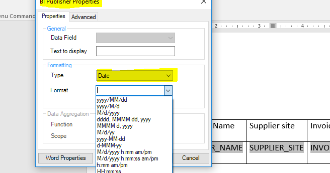 Oracle Application S Blog Date Format In Rtf Template Xml Publisher