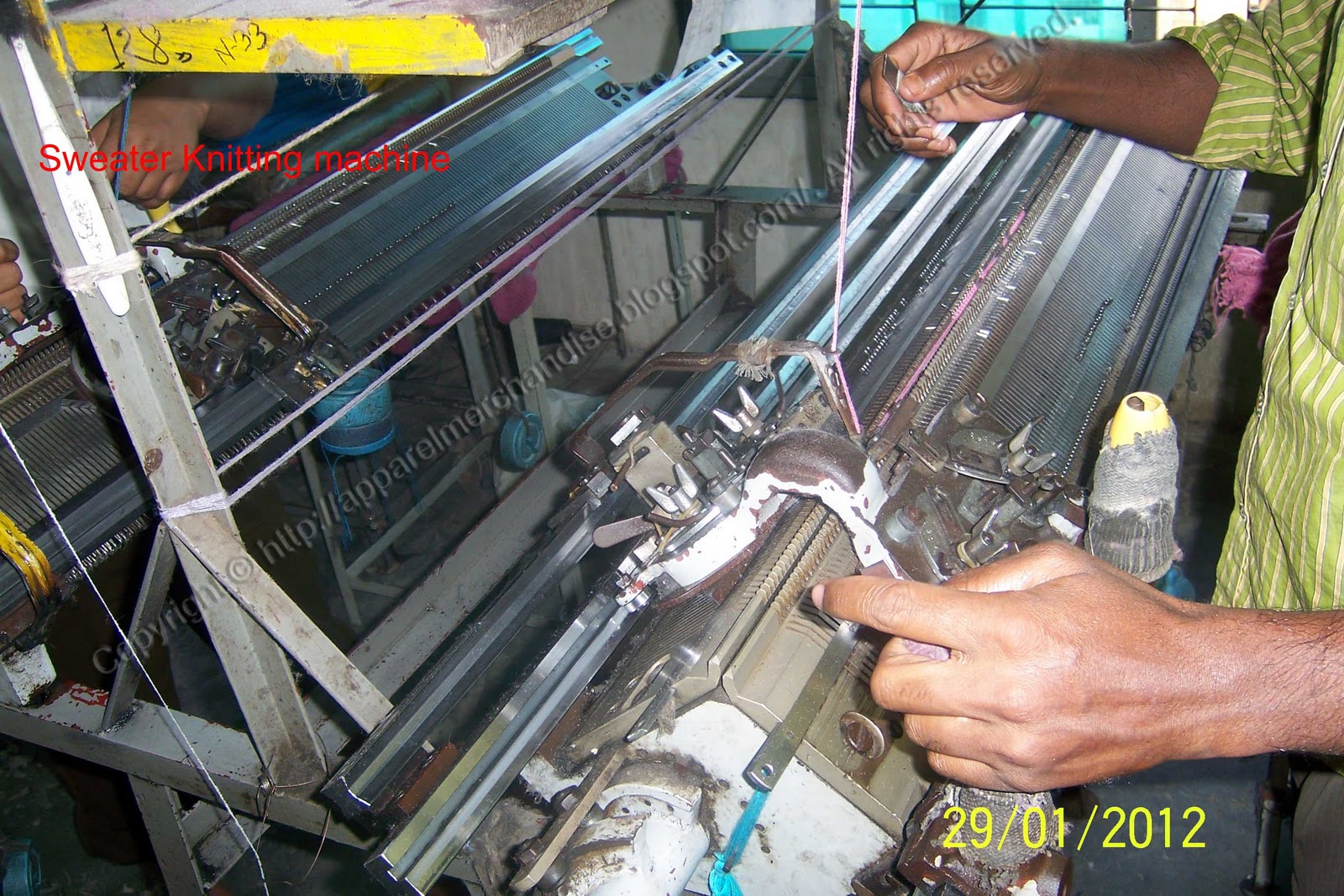 Textile & Clothing Info: Making process of a Sweater