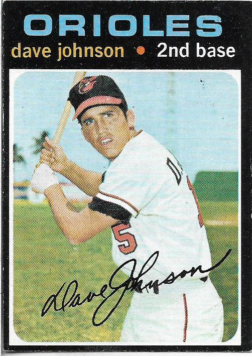 Topps 1971: no. 595 - dave johnson