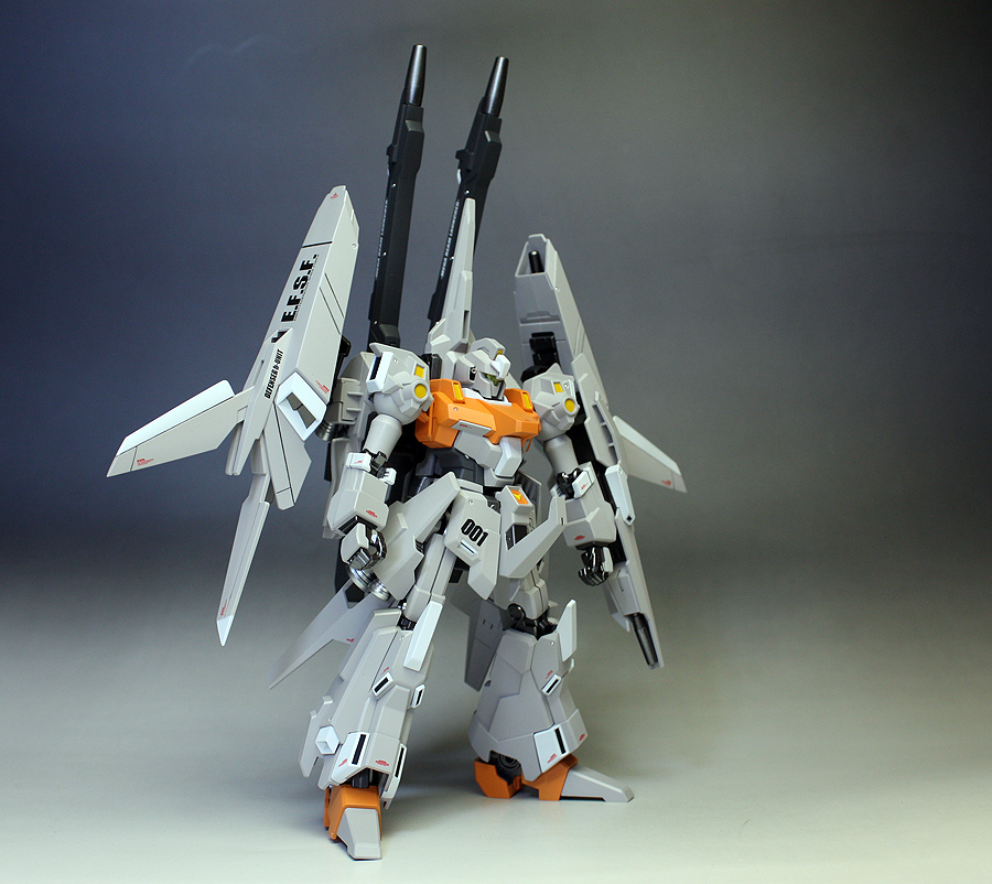 GUNDAM GUY: HGUC 1/144 ReZEL Type C [Defenser b-Unit] [GR] - Painted Build