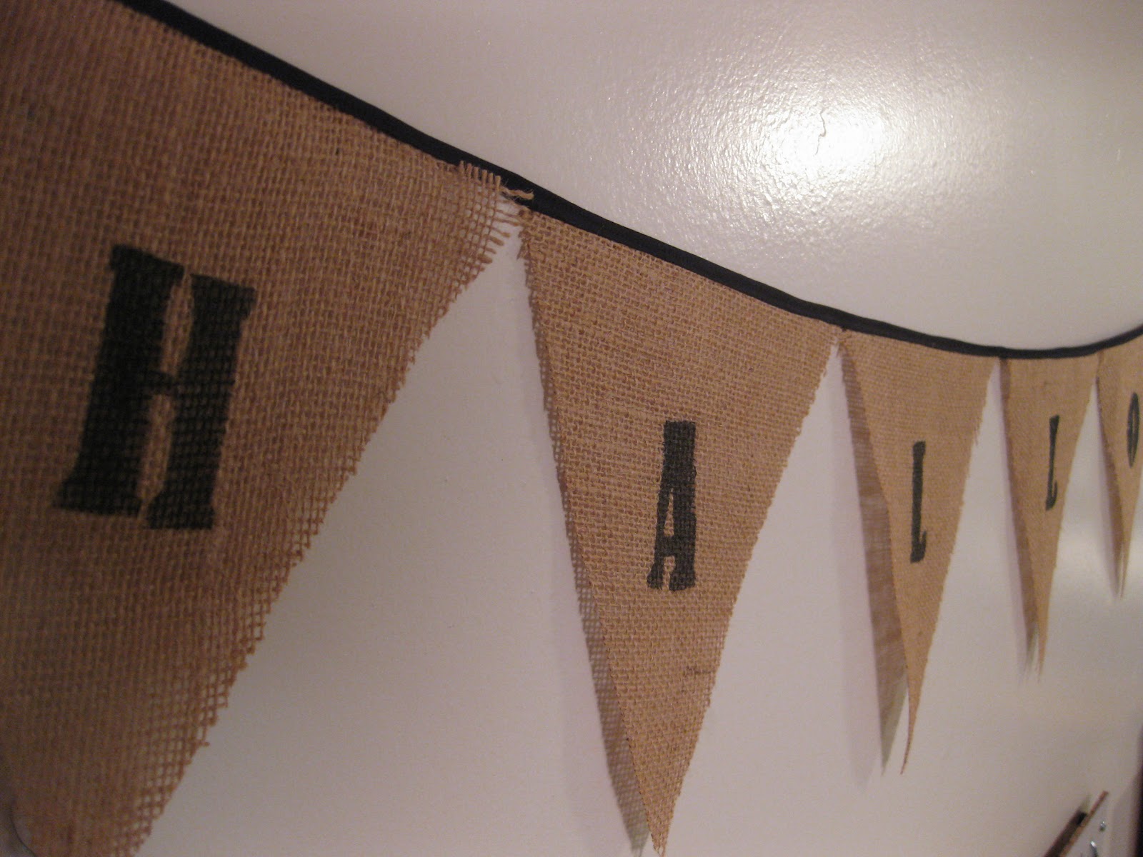 Nerd Craft Librarian: Burlap Bunting