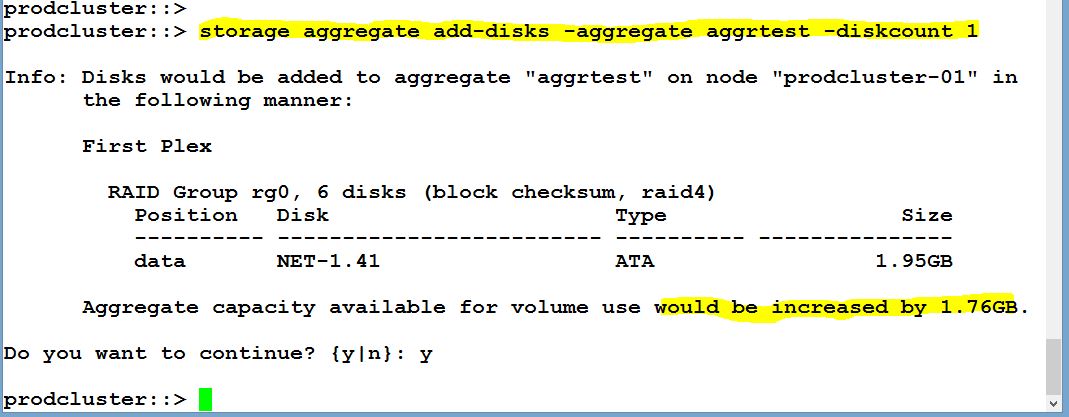 Remote Infrastructure Management: NETAPP ONTAP 9 RAID TEC CONFIGURATION