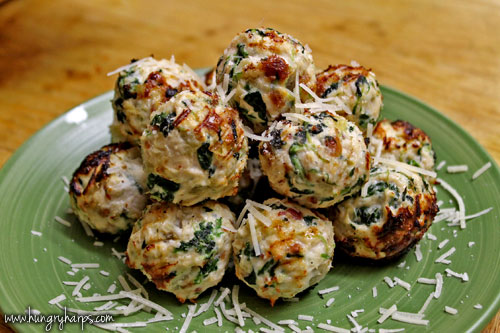 Hungry Harps: Meatball Monday: Chicken Bacon Artichoke Meatballs