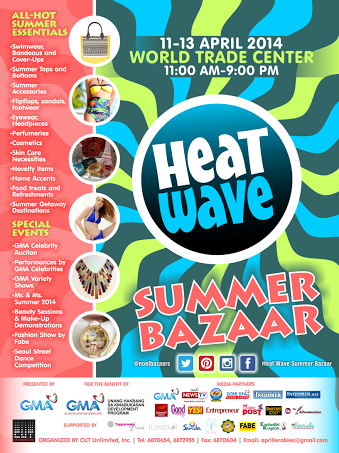 Manila Shopper: Heat Wave Summer Bazaar @WTC