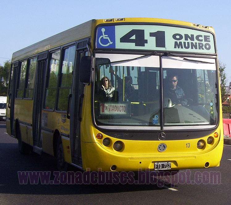 Colectibus - Zona de Buses: LÍNEA 41