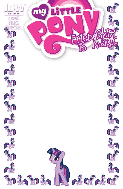 MLP Blank 2 Comic Covers | MLP Merch