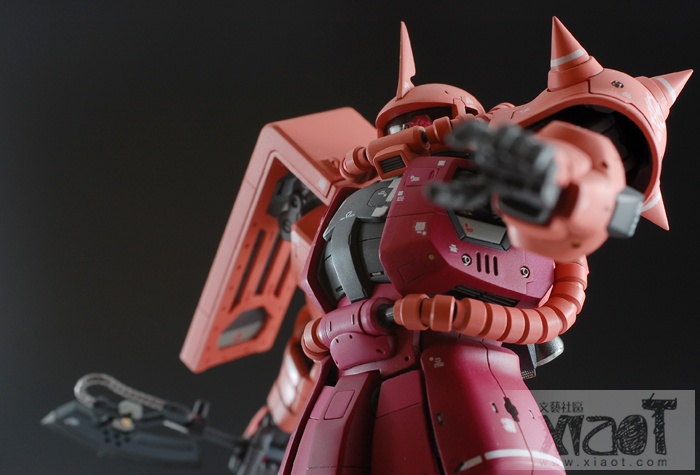 GUNDAM GUY: RG 1/144 MS-06S Zaku II Char's Custom - Customized Build