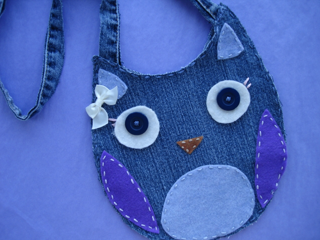 Craft Your Style: Recycled Denim Owl Purse Tutorial