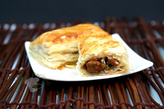 Chicken Puff ~ Oriental 鸡肉千层酥皮