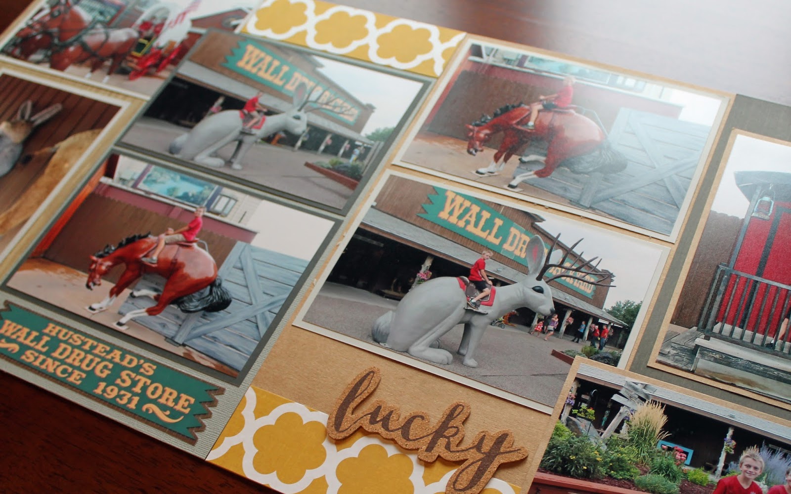 Adventure Scrapbooks: Wall Drug Scrapbook Page