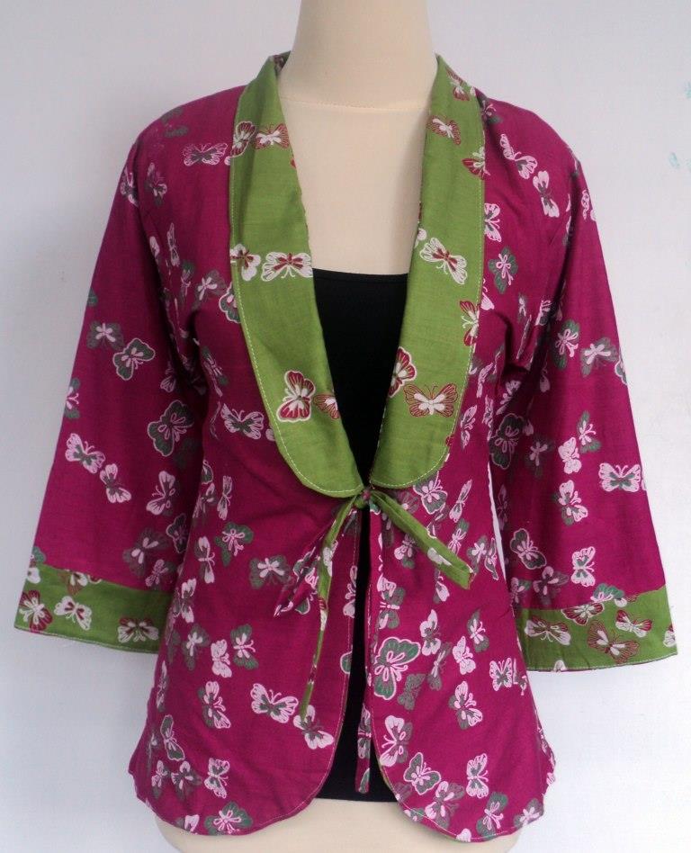 15 Bolero Batik Modern Terbaru Bulan Ini Terpopuler | Model Baju Batik ...