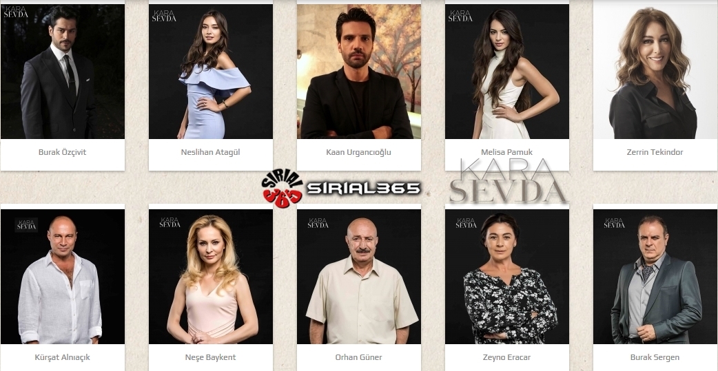 Kara Sevda cast names | sirial365