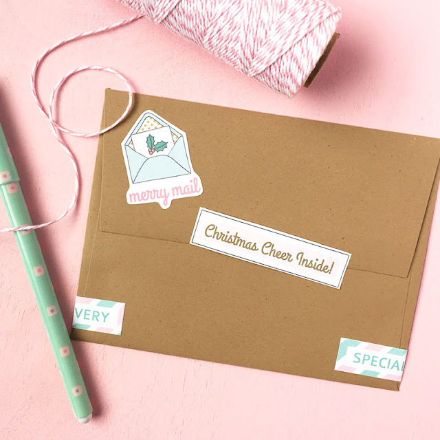 amy j. delightful blog: Free Printable Merry Mail Stickers!...and a ...