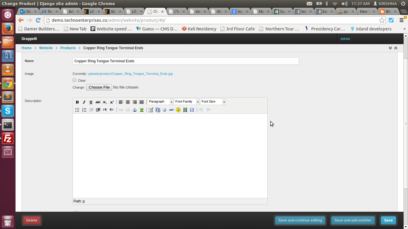 Rich text editor in Django Rich text editor in Django