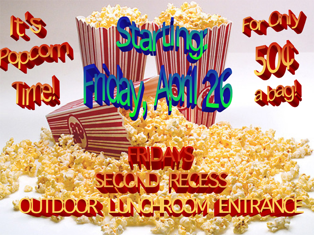 Glenridge PTO: Popcorn Fridays