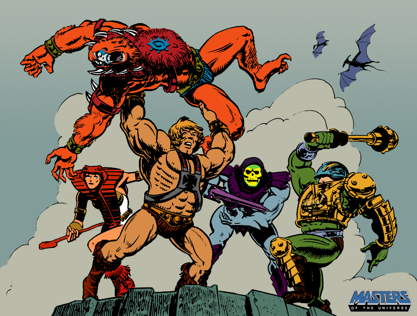JafariStew: VINTAGE MOTU BATTLE Licensee Art Colored by ME!