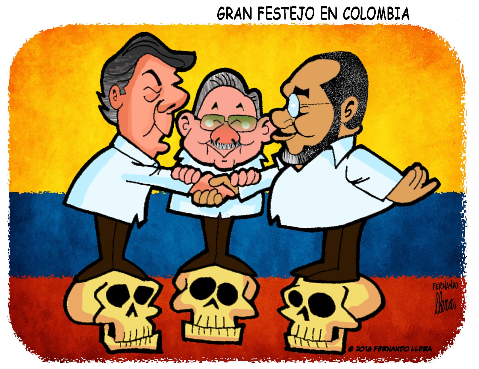 Fernando Llera Blog Cartoons: FARC peace deal: Colombia's new era after ...