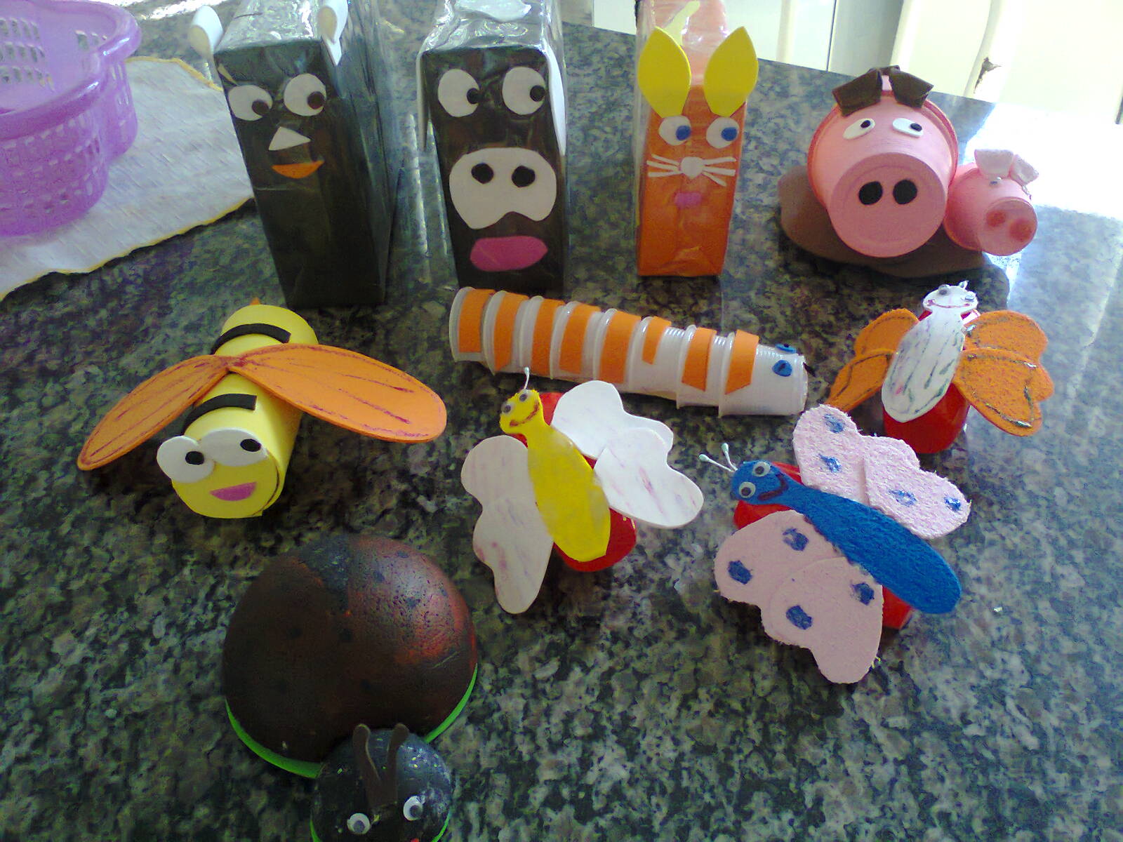 Bichinhos De Jardim Com Material Reciclavel - RETOEDU