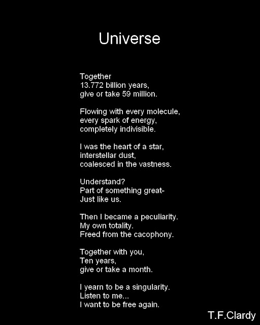 Heaven and Earth: Universe, (or Breaking Up) (poem)