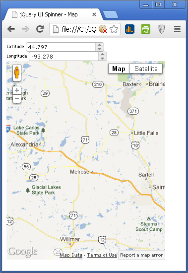 Technical Articles And Tips How To Make Jquery Ui Spinner Map Example Responsive