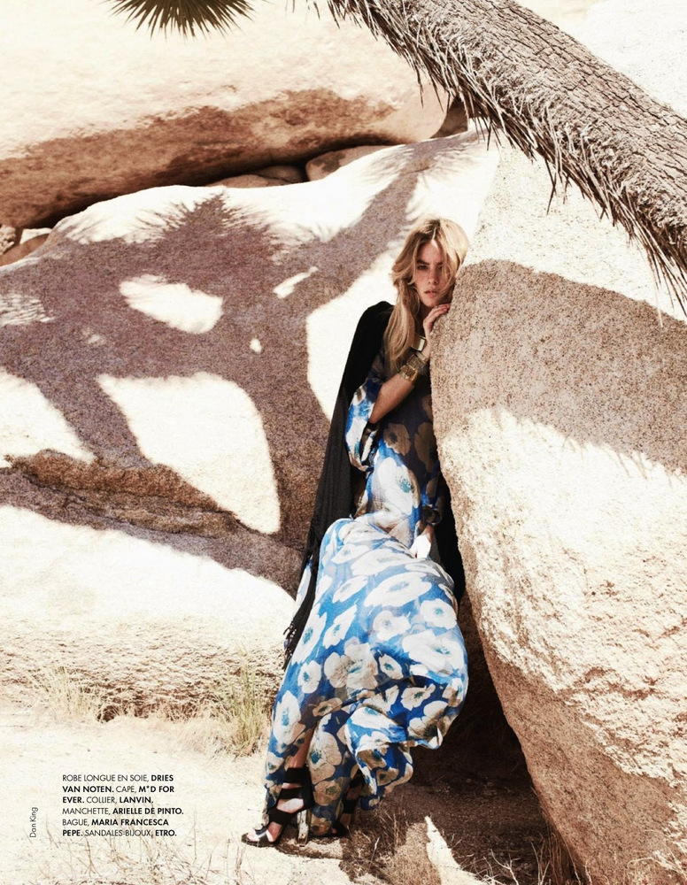 Camille Rowe by Dan King Magazine Photoshoot For Elle France Magazine ...