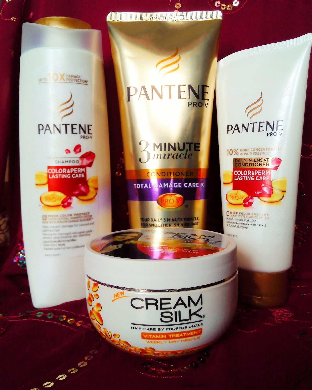 My Personal Hair Care Essentials: Pantene 3-Minute Miracle, Pantene ...
