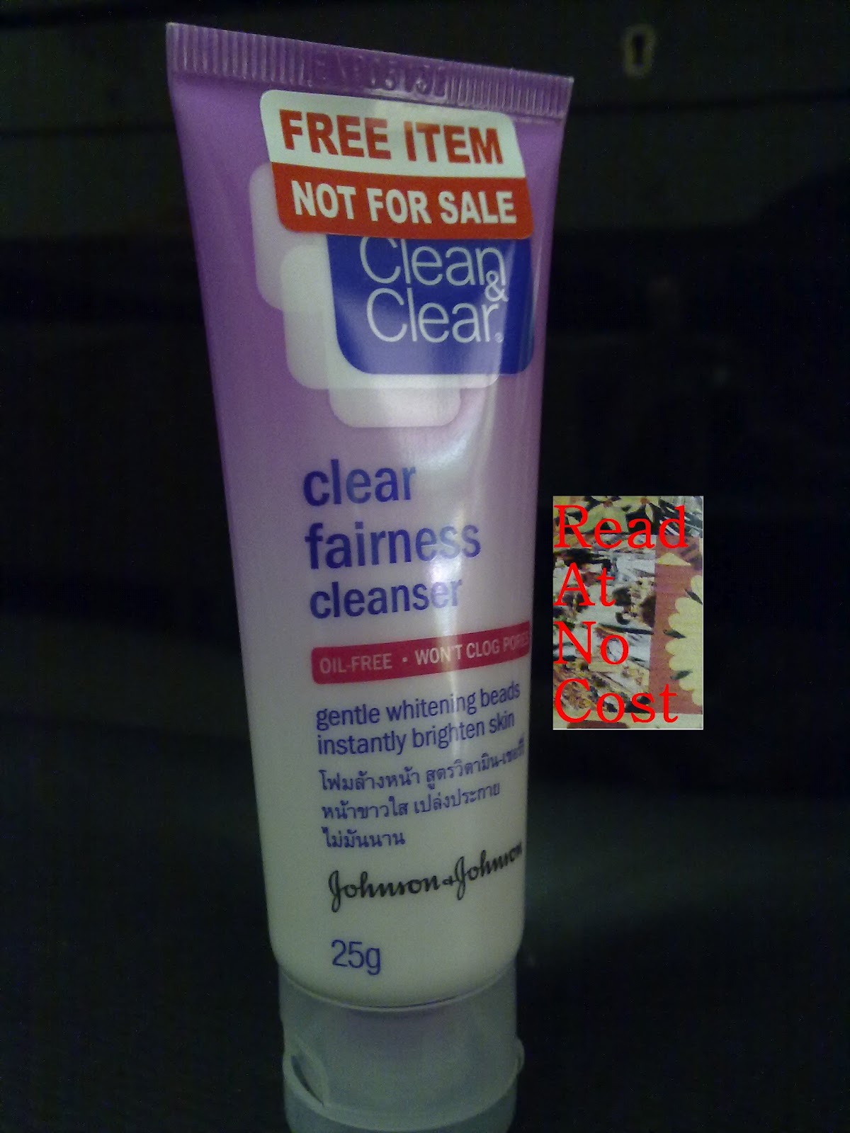 Something Free for Everyone: Clean and Clear - Clear Fairness Cleanser