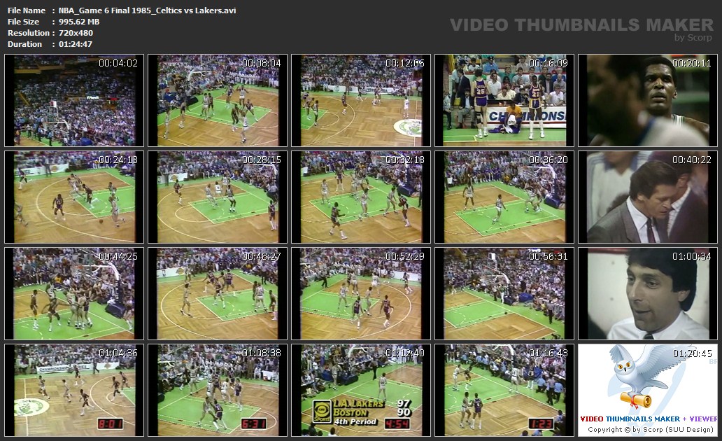 NBA Classic Games: NBA Finals 1985 Celtics-Lakers