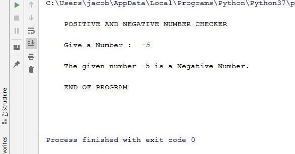 Free Programming Source Codes And Computer Programming Tutorials Positive And Negative Number