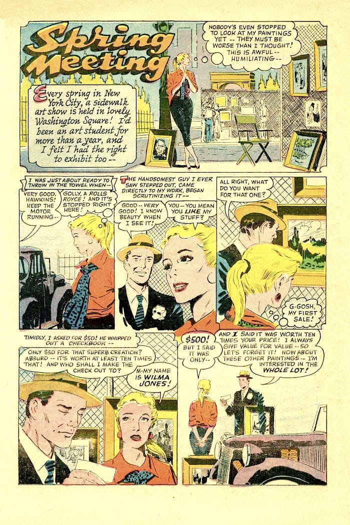 My Romantic Adventures #86 - Al Williamson art - Pencil Ink