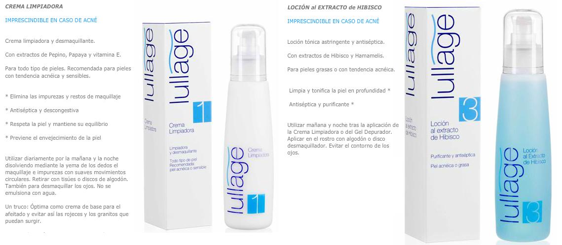 My FB Corner / La moda y la belleza: Lullage: Mis productos para el acné