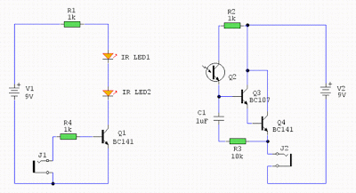 A Basic IR Link Circuit Diagram